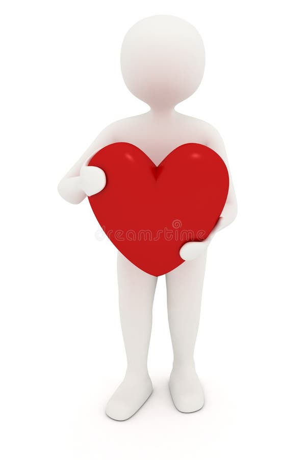 Man Holding Heart Symbol Stock Illustrations – 6,949 Man Holding Heart ...
