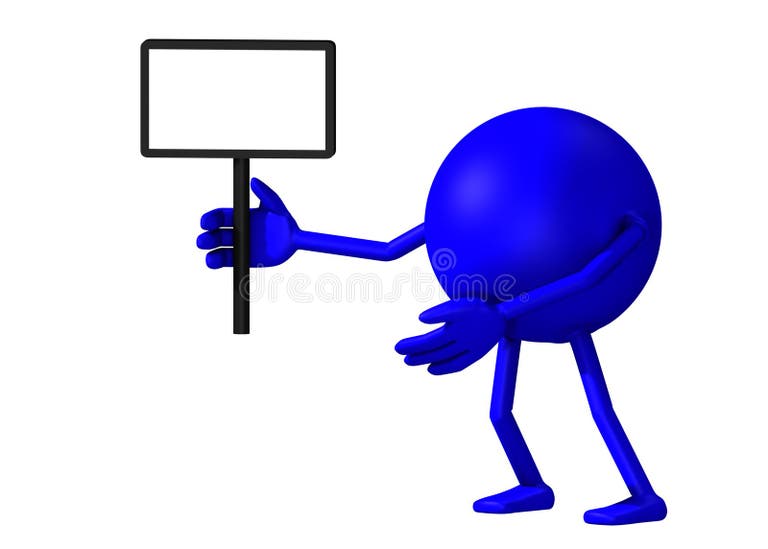 White Figure Holding Sign Stock Illustrations – 3,958 White Figure ...