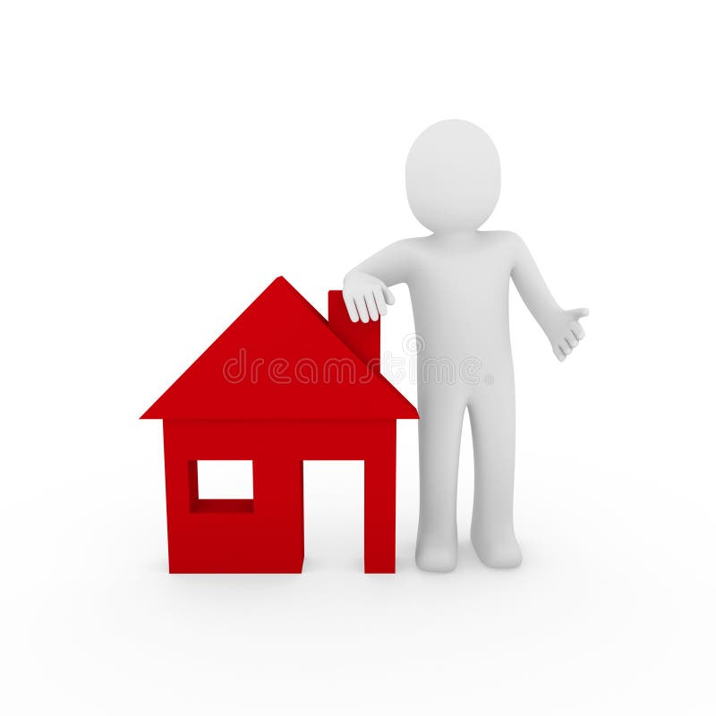 48+ 3d man house Free Stock Photos - StockFreeImages