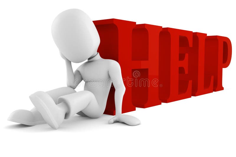 3d Man Businessman Looking for Job Opportunity Stock Illustration ...