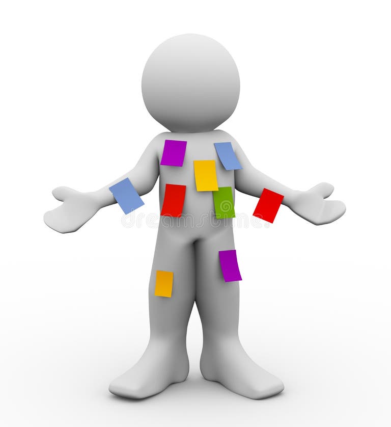 Cartoon Sticky Notes Stock Illustrations – 3,975 Cartoon Sticky Notes ...