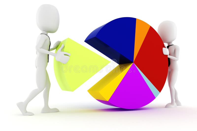 3d man and pie chart stock illustration. Illustration of individual ... 3d man and pie chart stock illustration. Illustration of individual ...