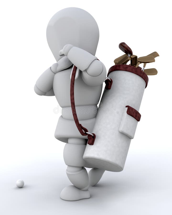 3d Man Play Golf Stock Illustrations – 89 3d Man Play Golf Stock ...