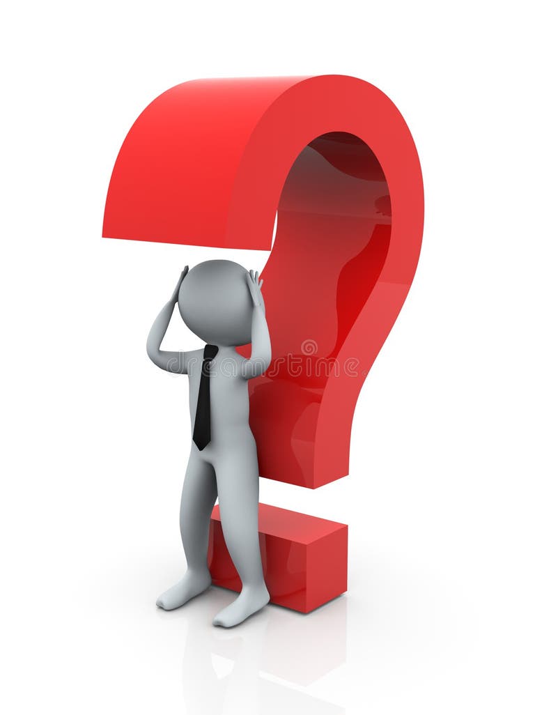 Cartoon Question Mark Wonder Stock Illustrations – 1,251 Cartoon ...