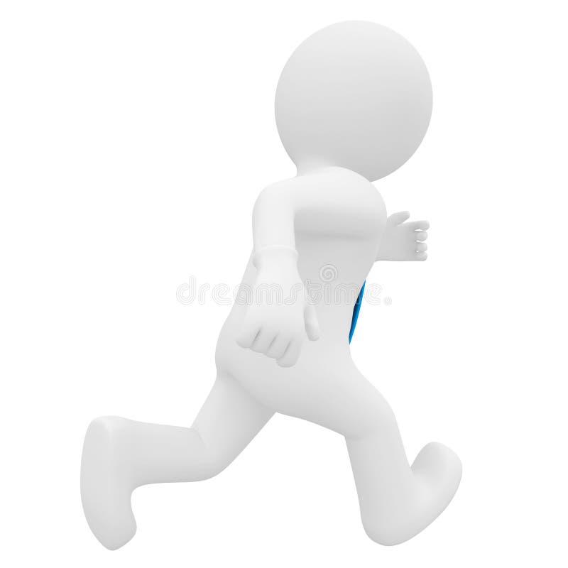 3D Man Trying To Climb Wall Stock Illustration - Illustration of brick ...