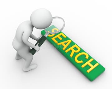 3d man searching stock illustration. Illustration of headline - 20188612