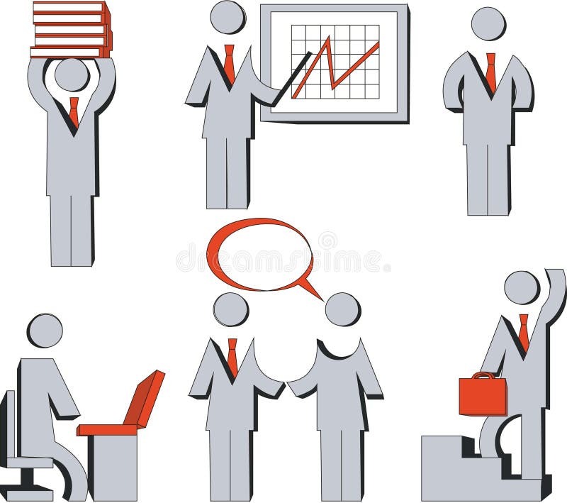 3d man set 05 stock vector. Illustration of graphic, shadow - 9893003