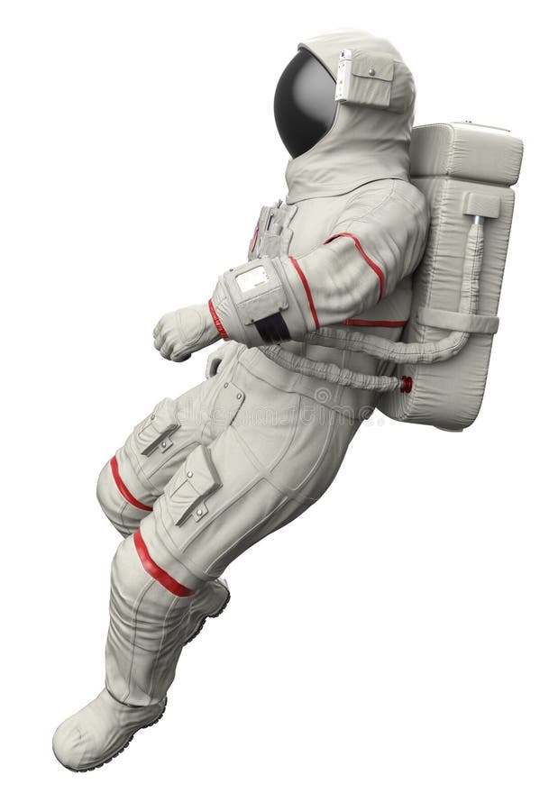 3D Man in spaceman suit stock illustration. Illustration of science ...