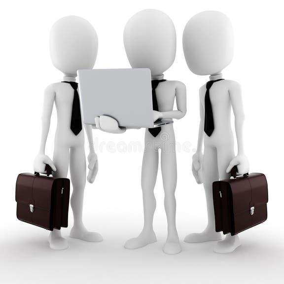 3d man team work stock illustration. Illustration of finance - 27654310