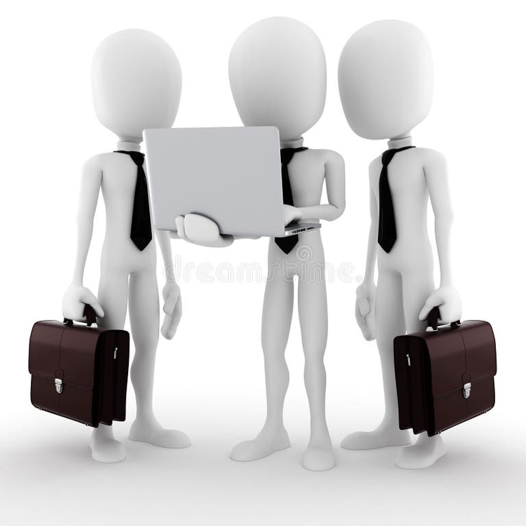 3d man team work stock illustration. Illustration of finance - 27654310