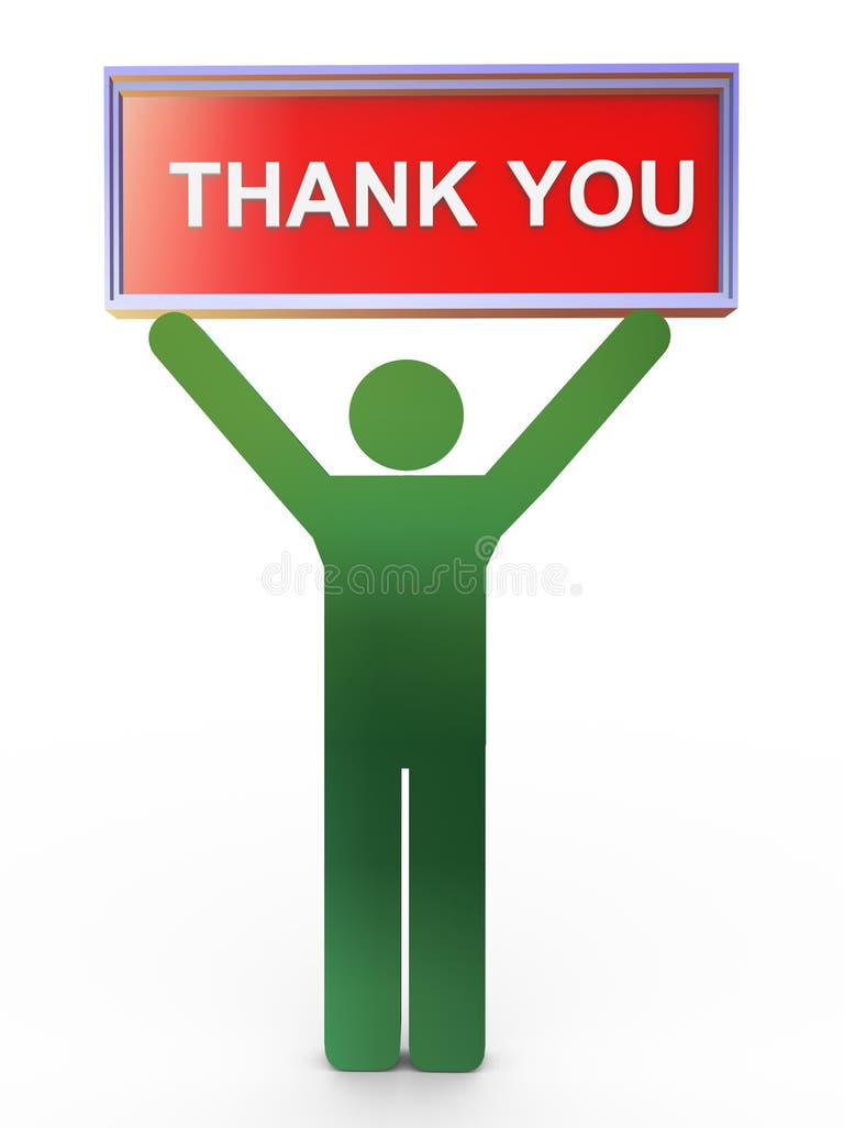 3d Man Thank You Stock Illustrations – 98 3d Man Thank You Stock ...