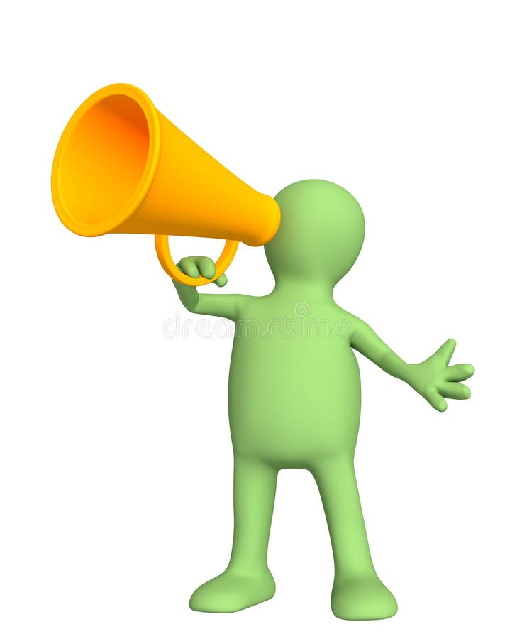 Megafoon vector illustratie. Illustration of beeldverhaal - 35793753