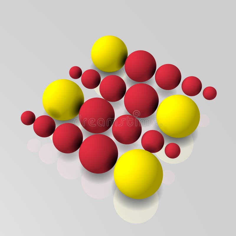 3d Math Color Balls Picture. Image: 10531467