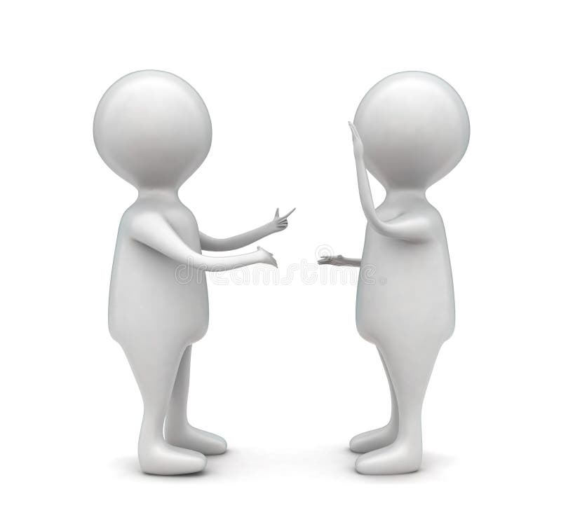 3d Small People Conversation Stock Illustrations – 151 3d Small People ...