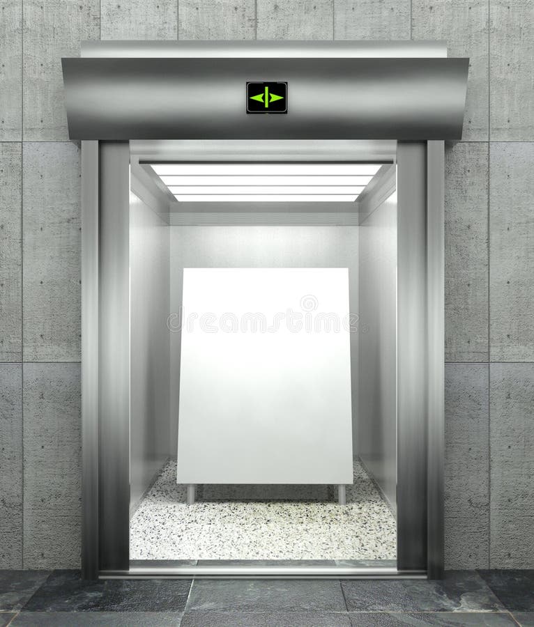 Inside an elevator stock illustration. Illustration of hotel - 23625699