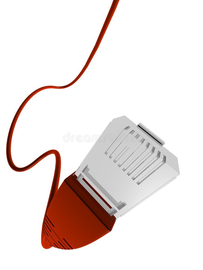 3d network cable stock illustration. Illustration of rendering - 4501442