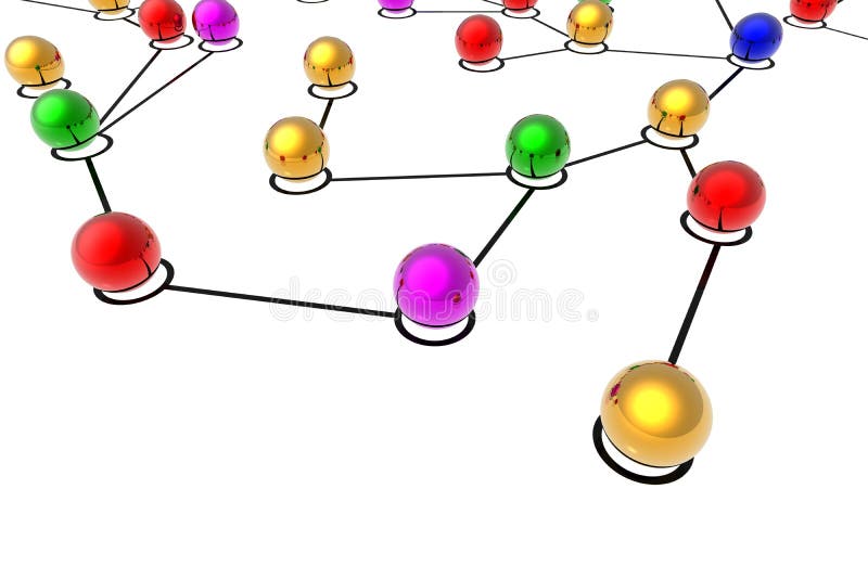 3d Network Connections Picture. Image: 5211213