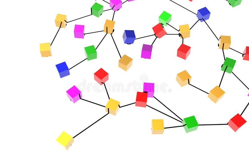 3d Network Connections Picture. Image: 5211238