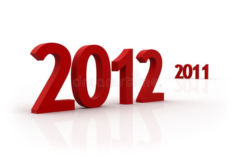 3d New Year 2012 Background Stock Illustrations – 434 3d New Year 2012 ...