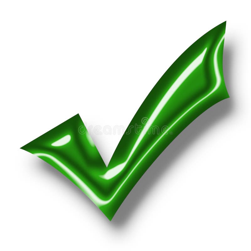 3d ok mark stock illustration. Illustration of lead, mark - 10399919