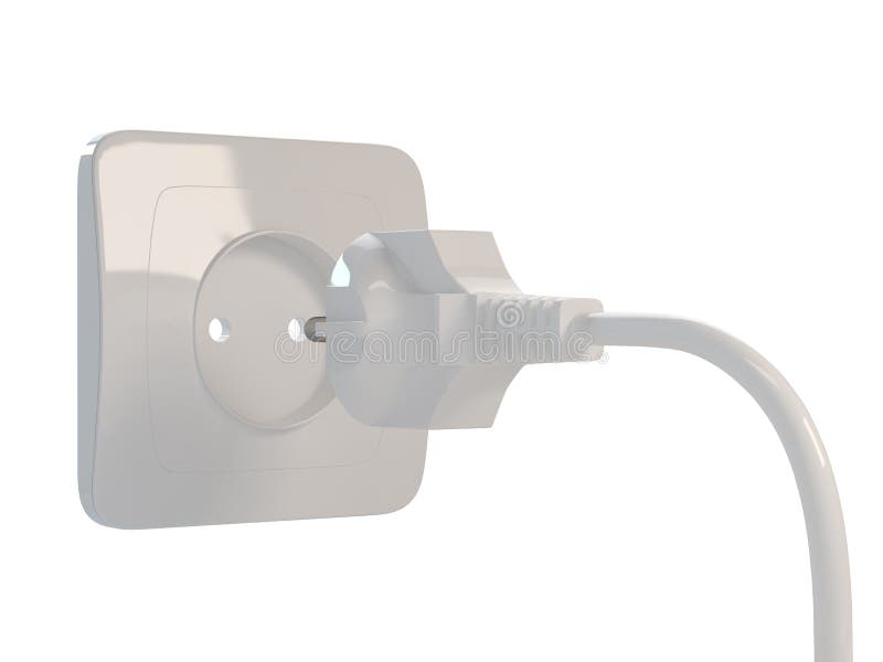 3d Outlet stock illustration. Illustration of ideas, electricity - 15986873