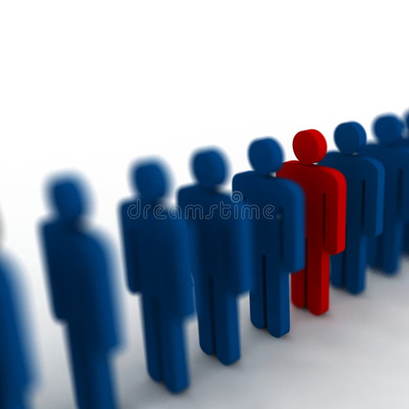 3d people stock illustration. Illustration of team, community - 4842534