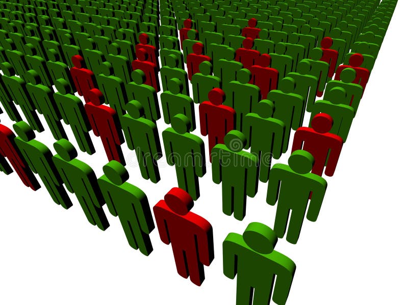 3d people stock illustration. Illustration of render, person - 4846358