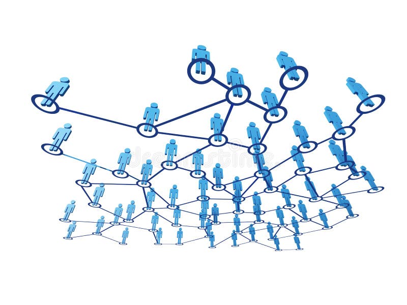 3d people and connection stock illustration. Illustration of friends ...