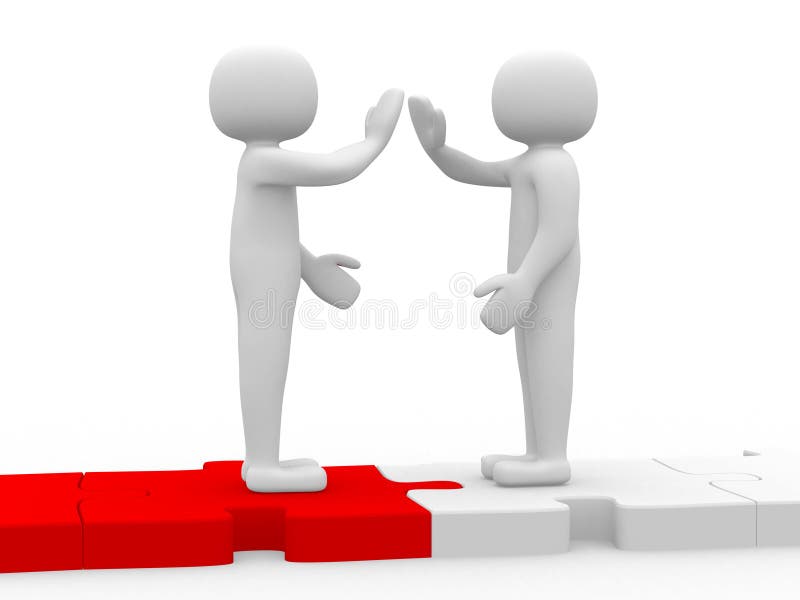 3d people having argument stock illustration. Illustration of chat ...