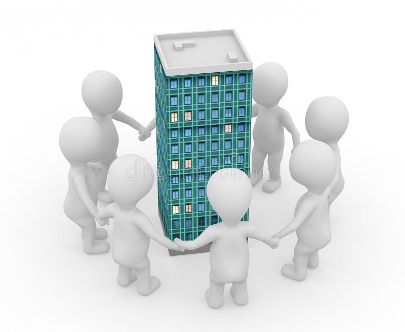 3d Earth Crack and Helping Man Stock Illustration - Illustration of ...