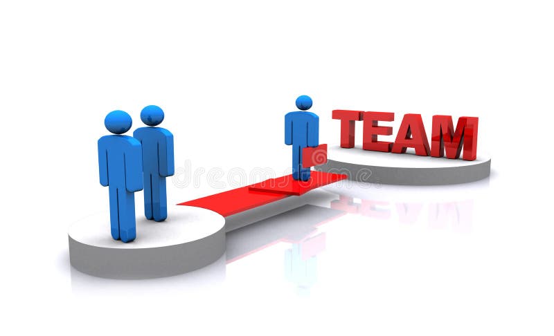 3d people team work stock illustration. Illustration of creativity ...