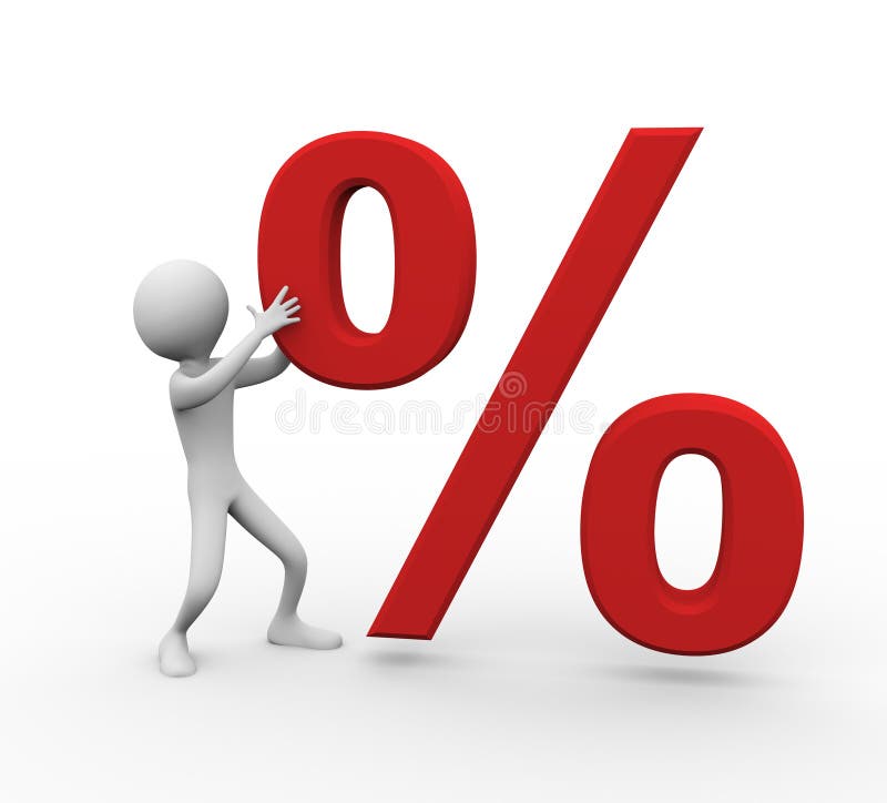 Percentage rate decrease stock illustration. Illustration of arrow - 9068654