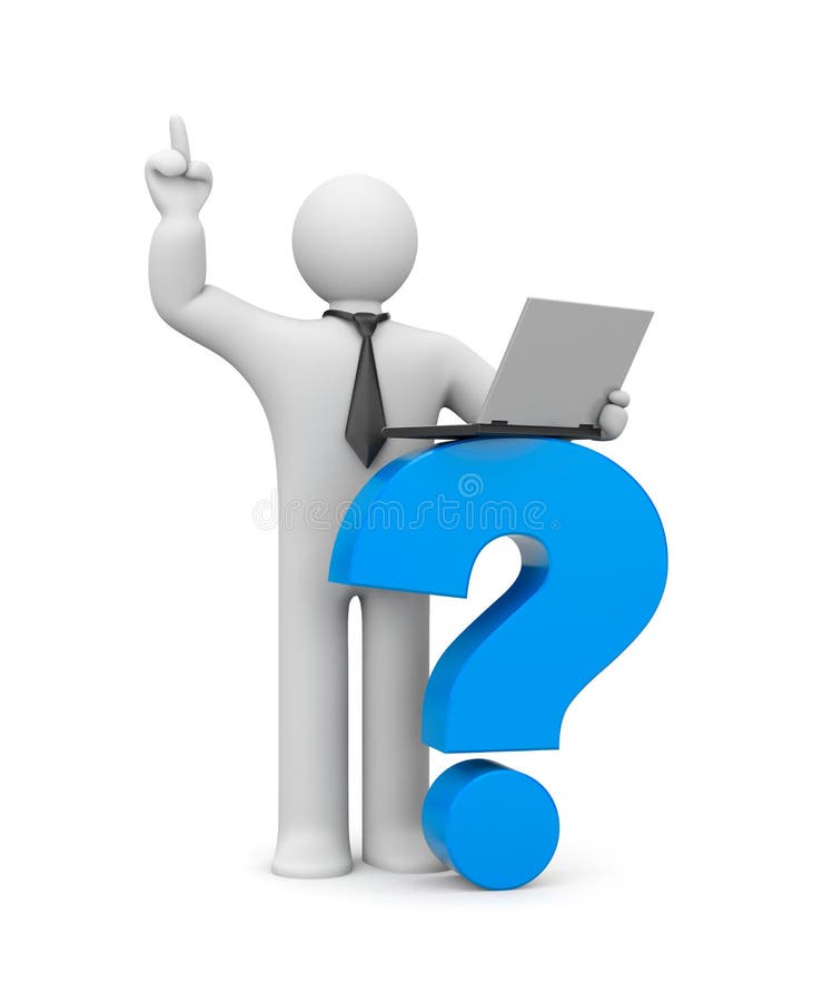 3d Person Found a Solution To the Issue Stock Illustration ...