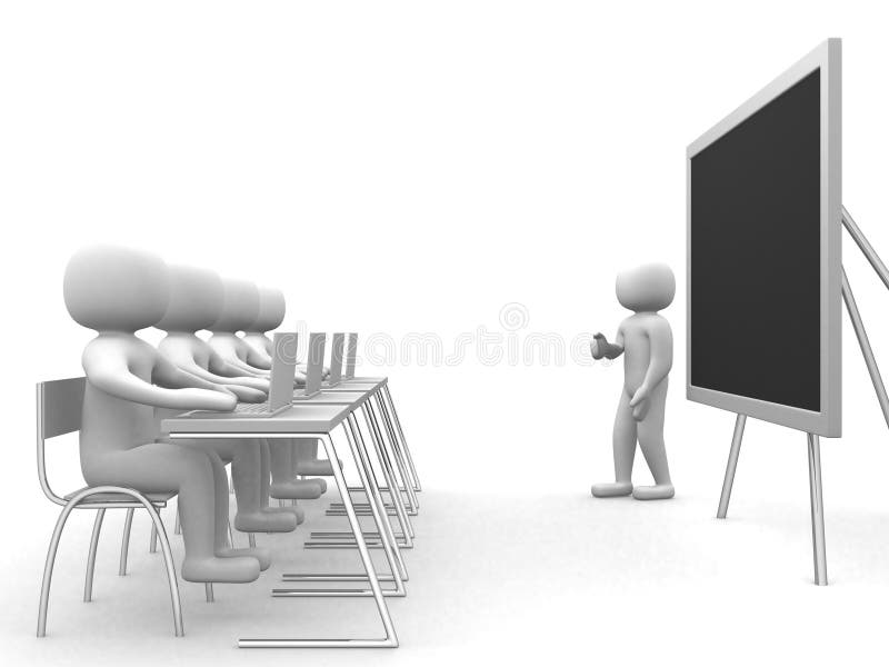 3d Person with Pointer in Hand Close To Board Stock Photo - Image of ...