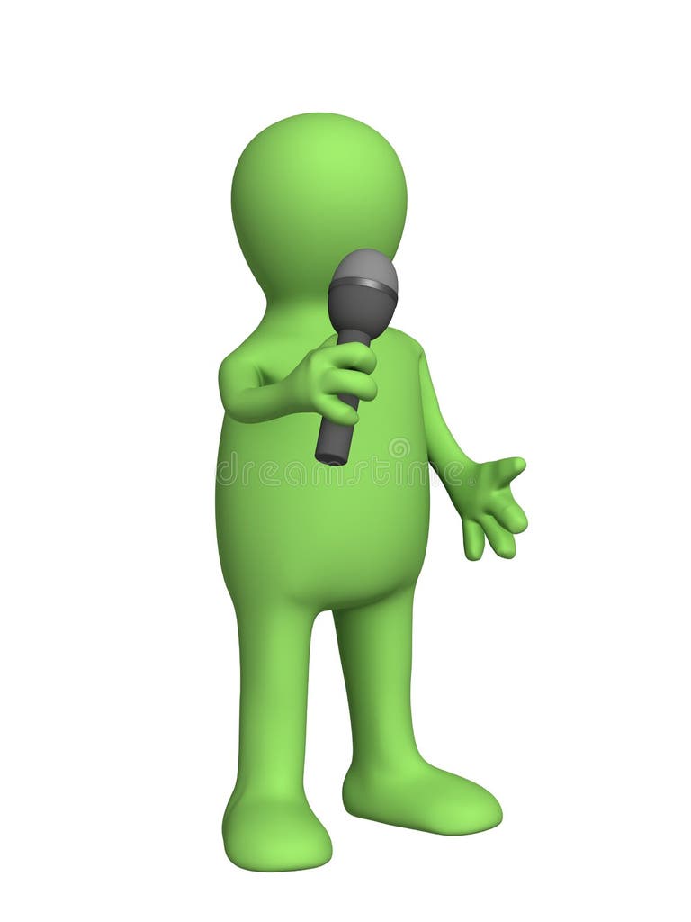 Man Singing 3d Stock Illustrations – 225 Man Singing 3d Stock ...