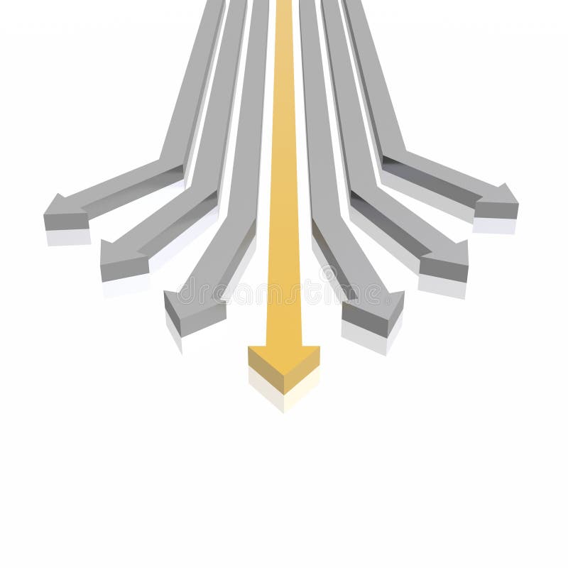 Kleurrijke 3d pijlen vector illustratie. Illustration of grafisch ...