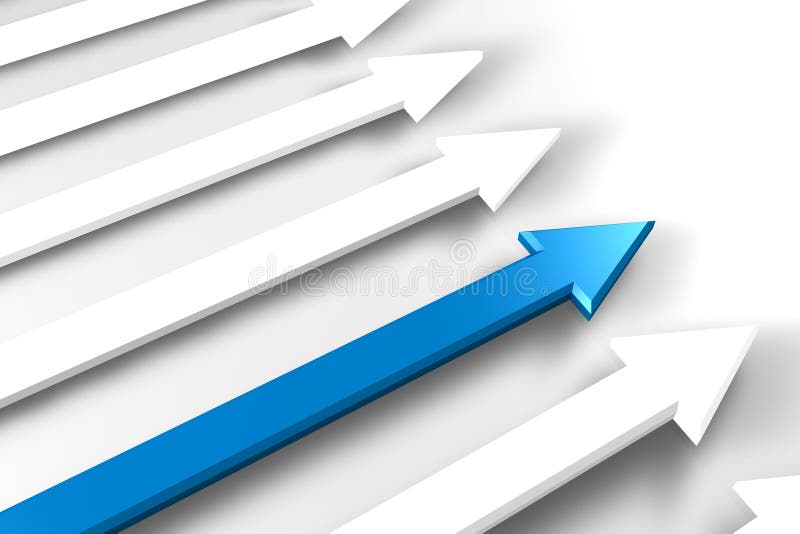 3d pijlen stock illustratie. Illustration of grafiek, actie - 8339029