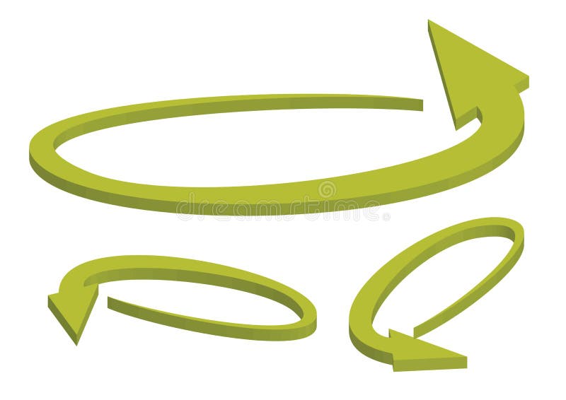 3d pijlen - vector vector illustratie. Illustration of pictogram - 6748315