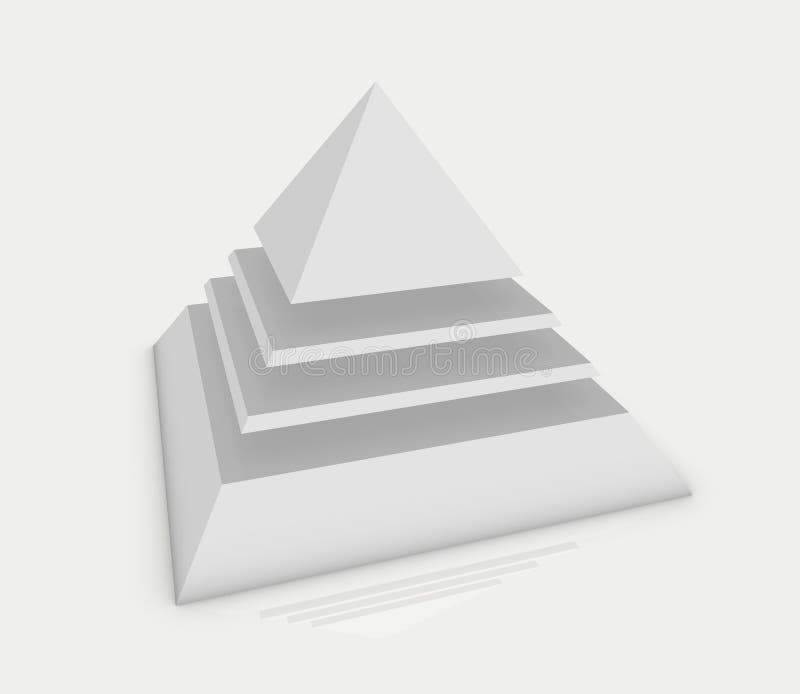 3d piramid stock illustration. Illustration of pyramid - 14557095