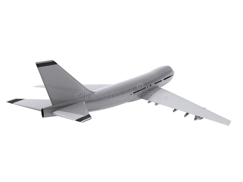 3d plane stock illustration. Illustration of aircraft - 4575185