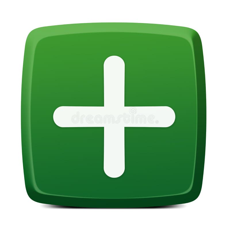 3D Plus Signal stock illustration. Illustration of touch - 5574539