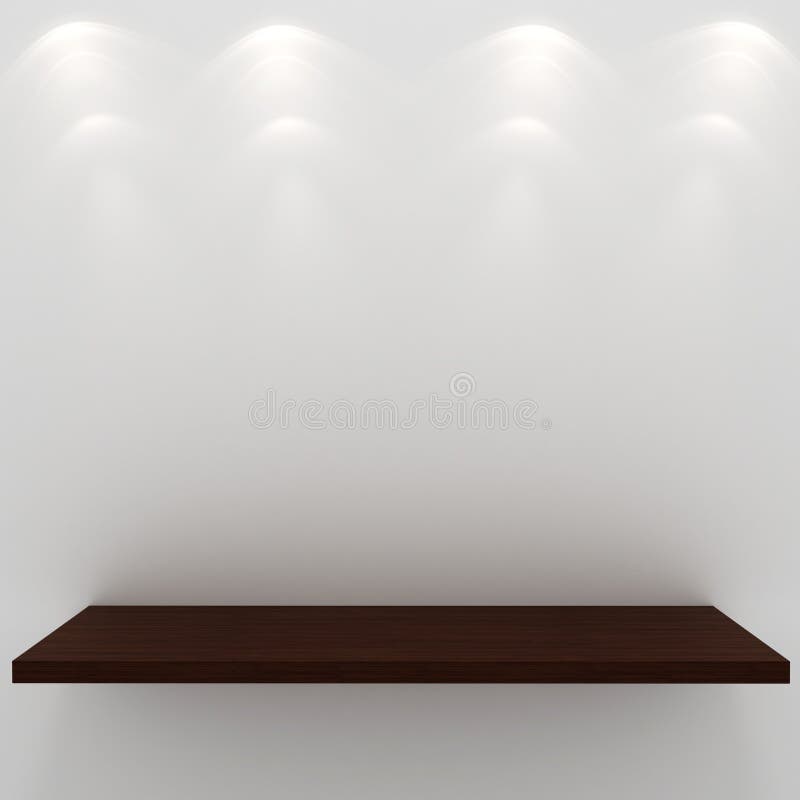 3d presentation shelf stock illustration. Illustration of glass - 27653008