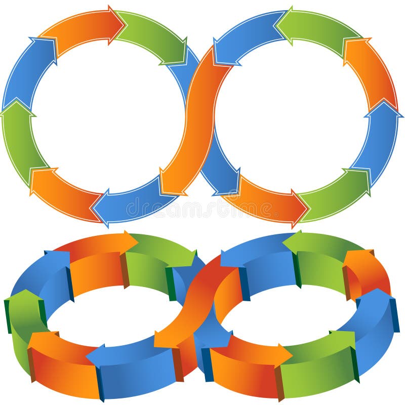 3D Process Diagrams stock vector. Illustration of process - 9382960