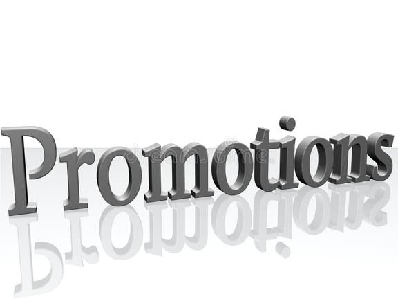 3D Promotions stock illustration. Illustration of giveaways - 12303036