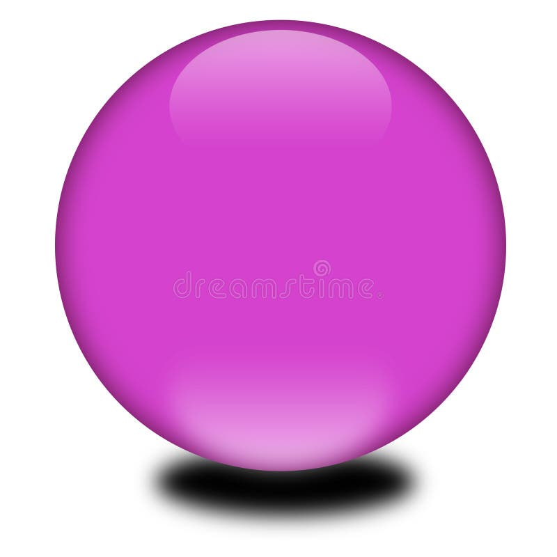 3d purple colored sphere stock illustration. Illustration of ...