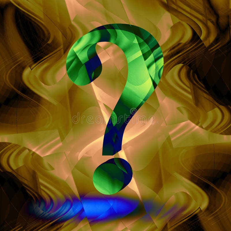 3d question mark stock illustration. Illustration of puzzled - 4282191