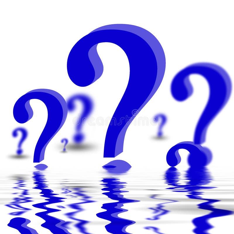 3d question marks stock illustration. Illustration of solution - 6316853