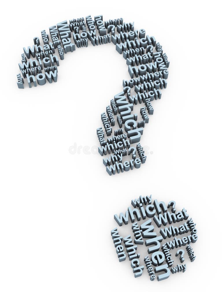 Question Mark Question Words Stock Illustrations – 1,139 Question Mark ...