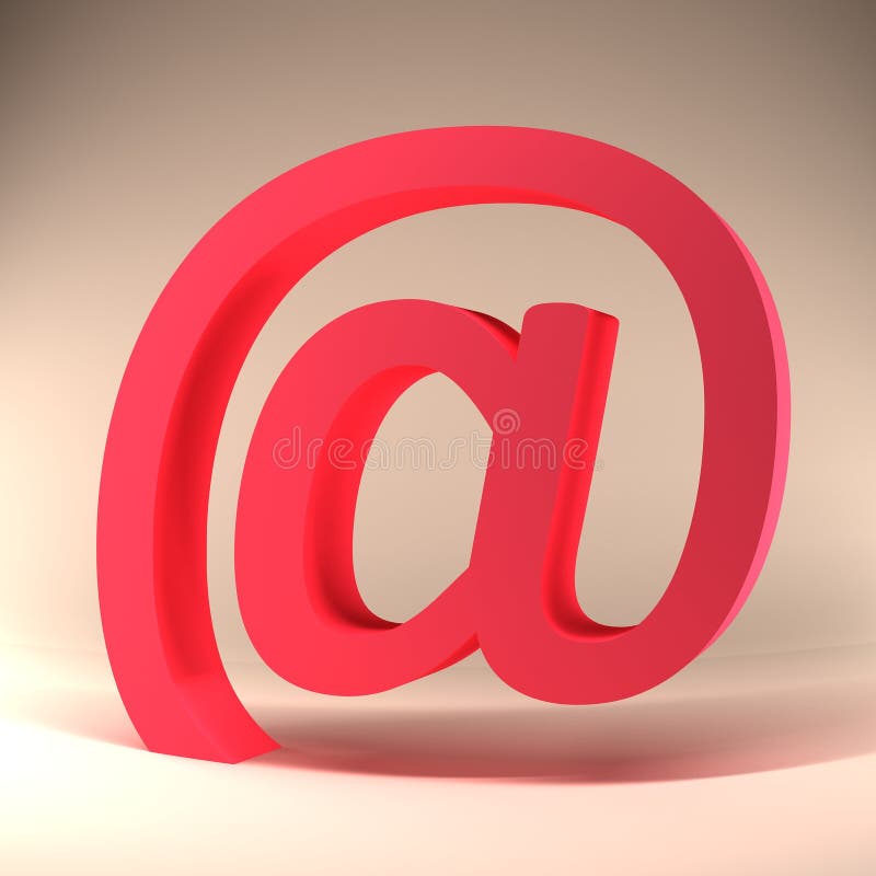 Mail At Sign Picture. Image: 4276981