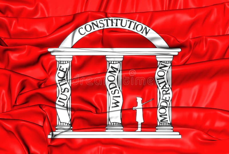Red Flag Georgia 1861 Usa Stock Illustrations – 5 Red Flag Georgia 1861 ...